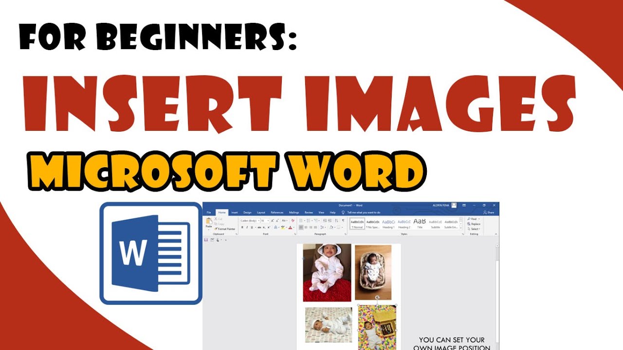 MICROSOFT WORD HOW TO INSERT IMAGES YouTube MICROSOFT WORD HOW TO INSERT IMAGES YouTube
