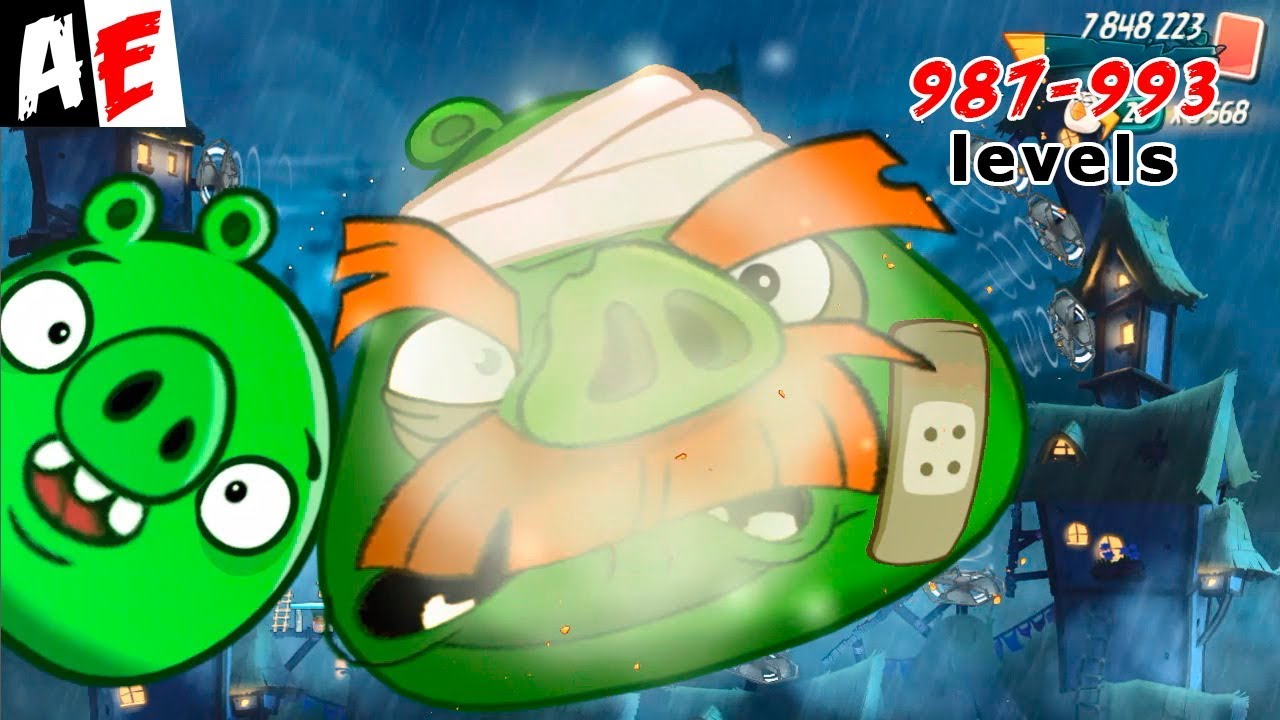 Angry Birds 2 LEVEL 987-993 - YouTube
