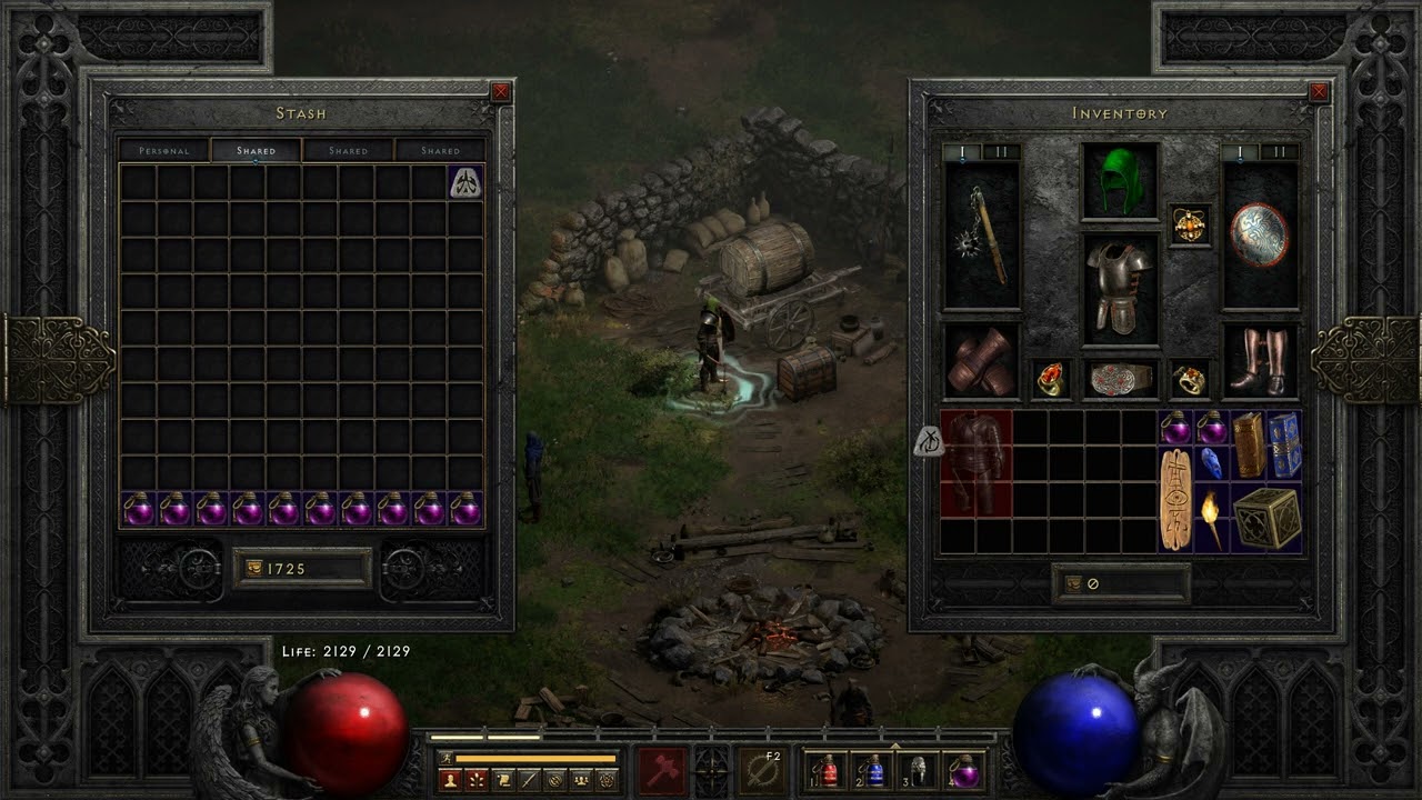 D2R - Making 2567 defense Fortitude Armor in Ethereal Lacquered Plate ...