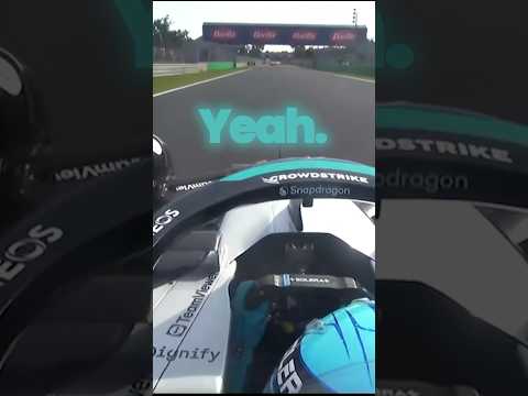 George Russell does a radio check [Voiceover + Edit] #georgerussell #russell #f1