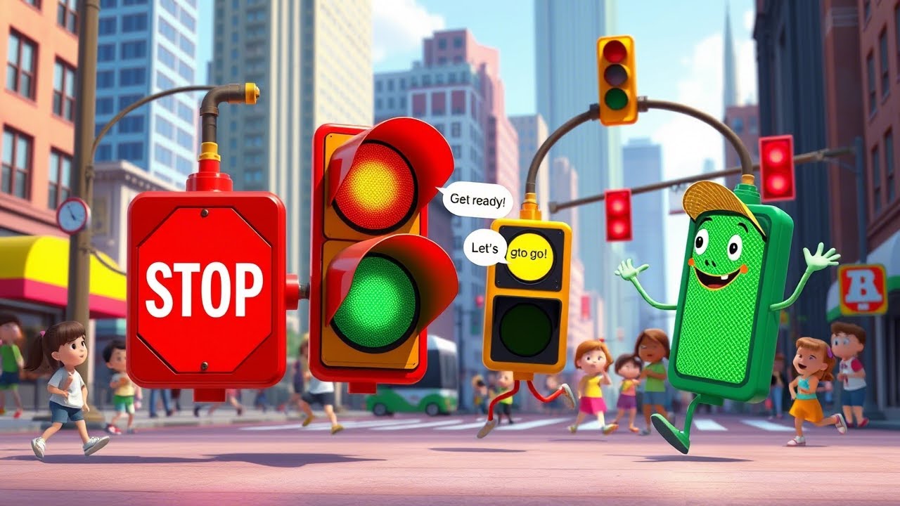 ¡Canción del Semáforo – Rojo, Amarillo, Verde! - YouTube