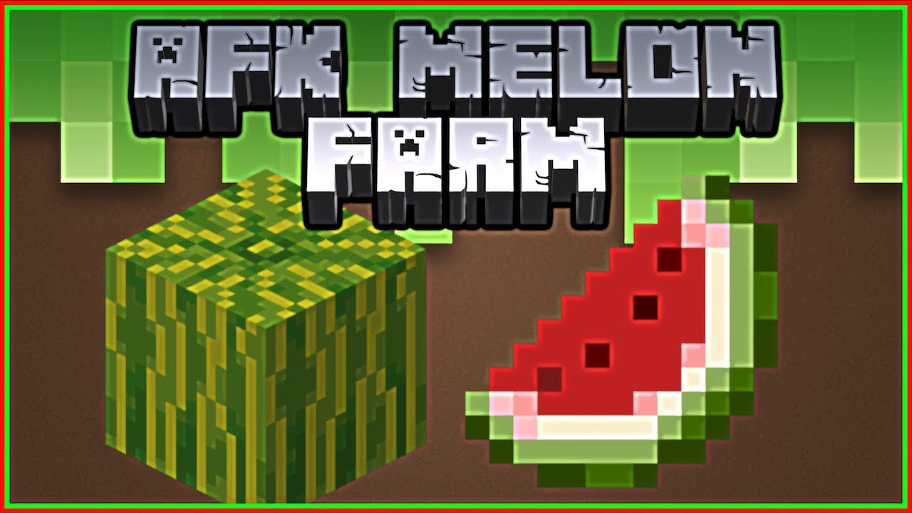 Tutorial: Auto Melon Farm 1.14 (Minecraft PS4) - YouTube