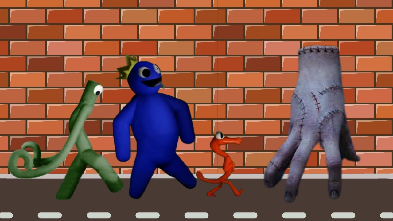 Rainbow Friends And Wednesday Thing Dr Livesey Walk - YouTube