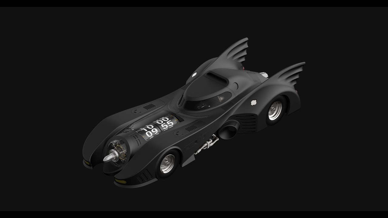 Batmobile 1989 Side View