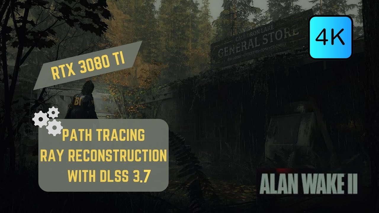 Alan Wake 2 Max Settings, Path Tracing, Ray Reconstruction, DLSS 3.7 ...