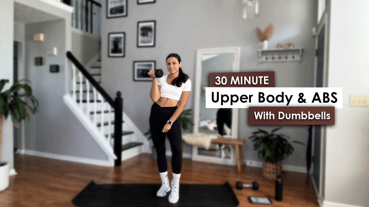 30 Minute Upper Body & Abs Workout | Toning Workout | No Repeat | At ...