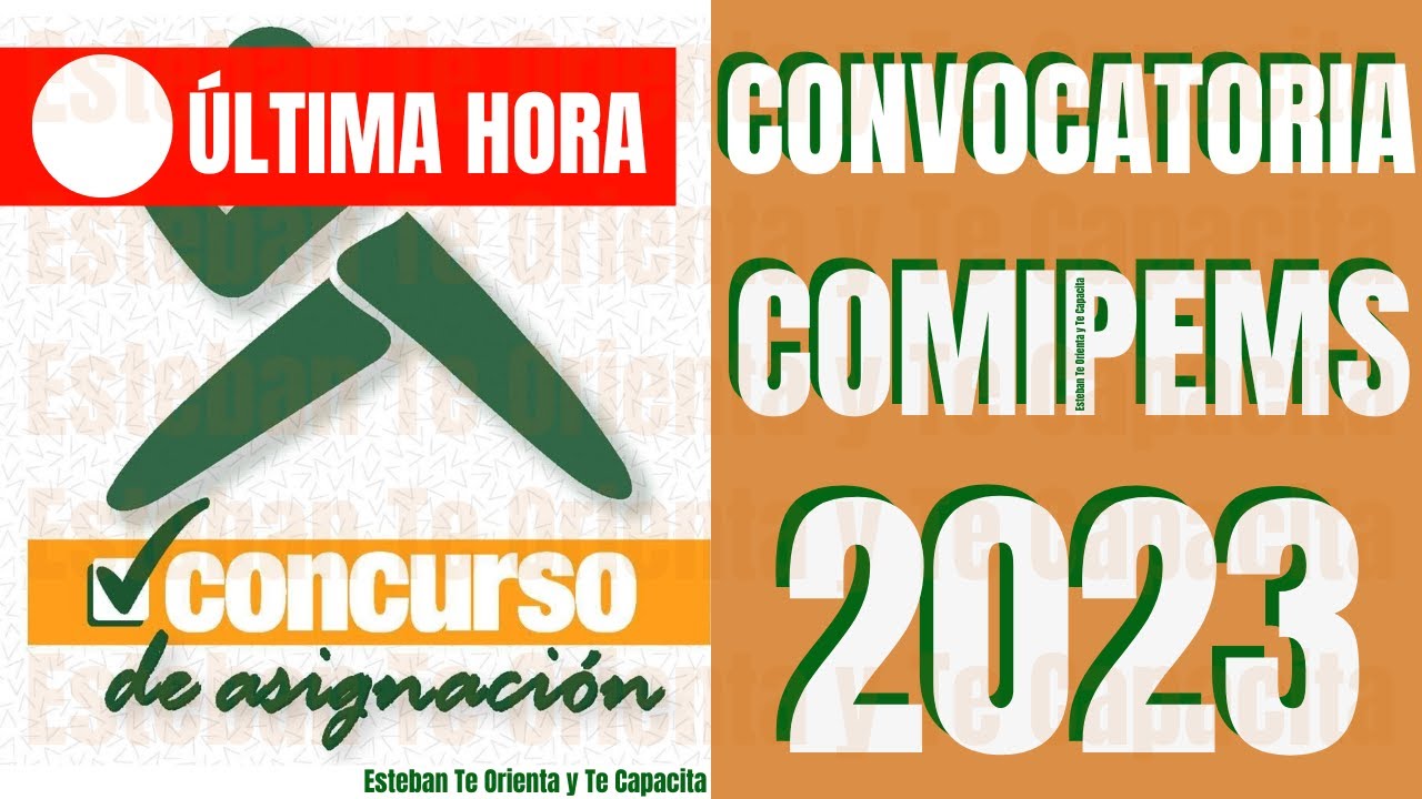 CONVOCATORIA OFICIAL COMIPEMS 2023 - YouTube