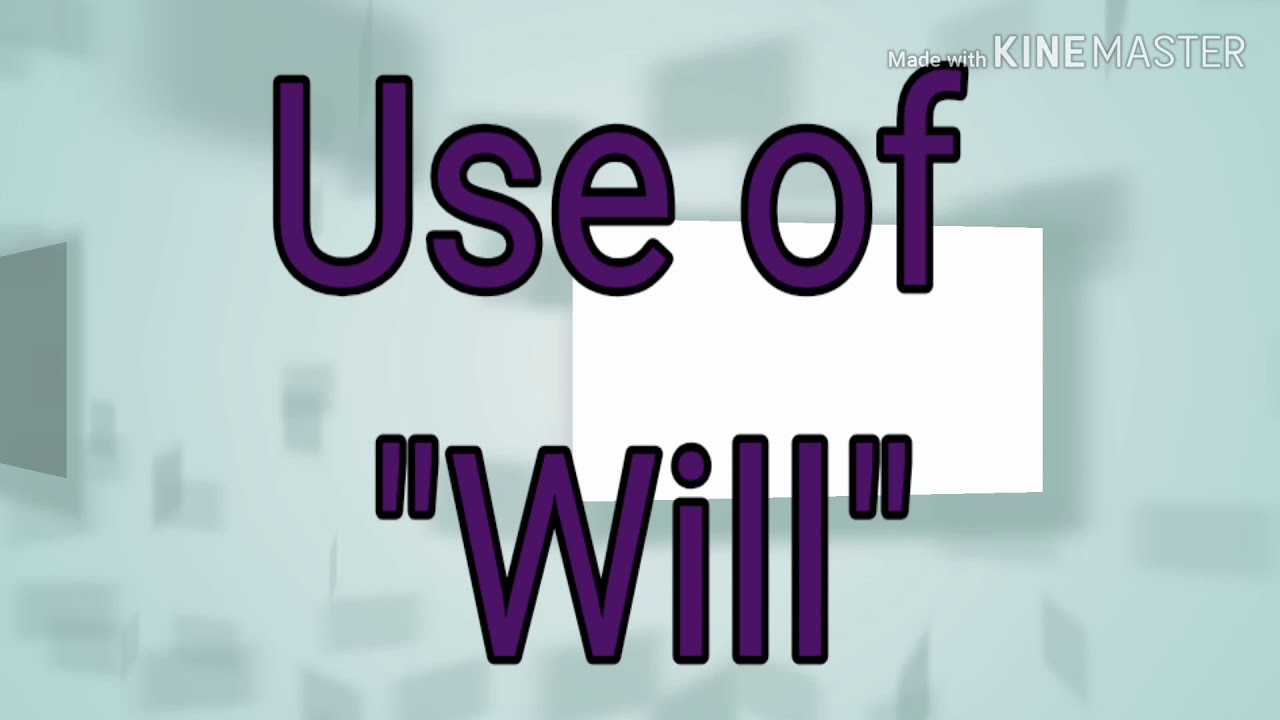 English use of will - YouTube