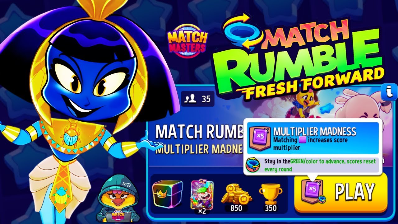x3 Multiplier Madness + Fresh Forward 35 players Match Rumble | Match ...