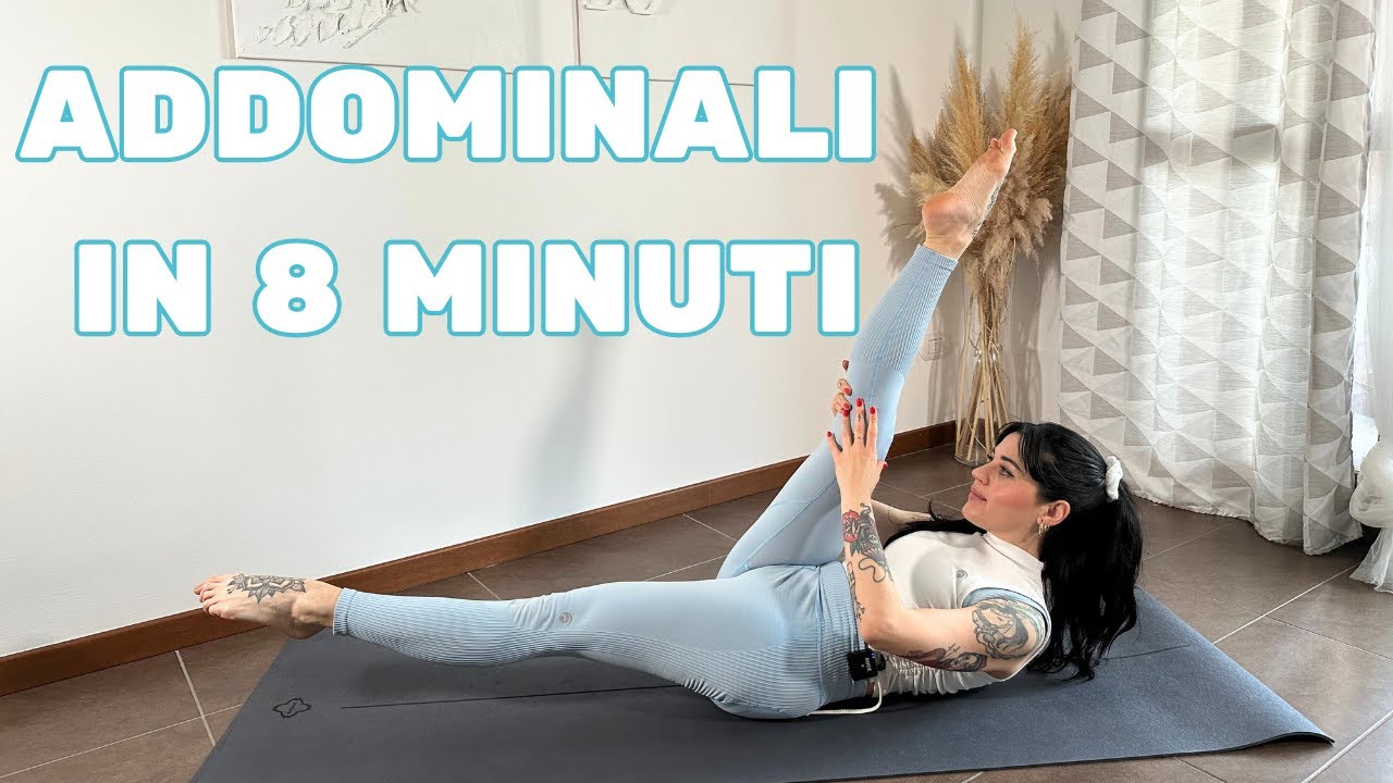 Addominali in 8 minuti! - YouTube