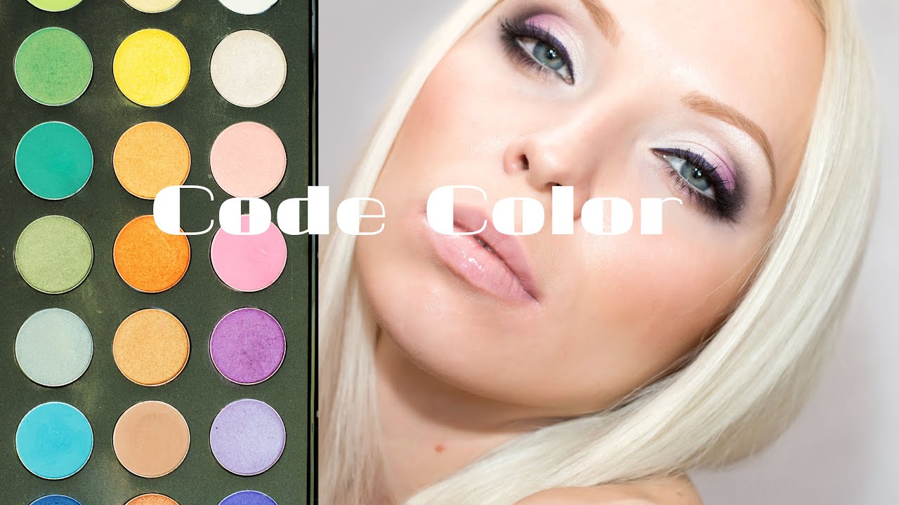 Выполняем красивый макияж косметикой от CODE COLOR !!! - YouTube