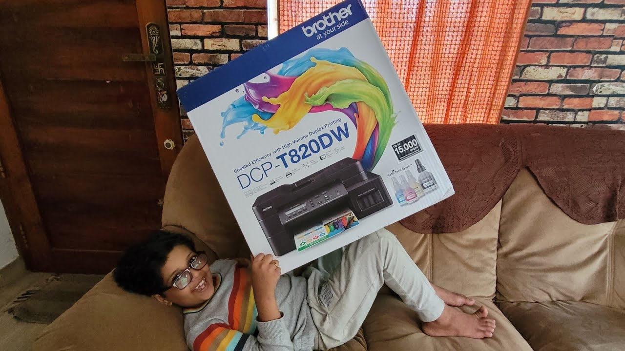 BROTHER DCP - T 820 DW Ink tank printer#unboxing#useful#best#print ...
