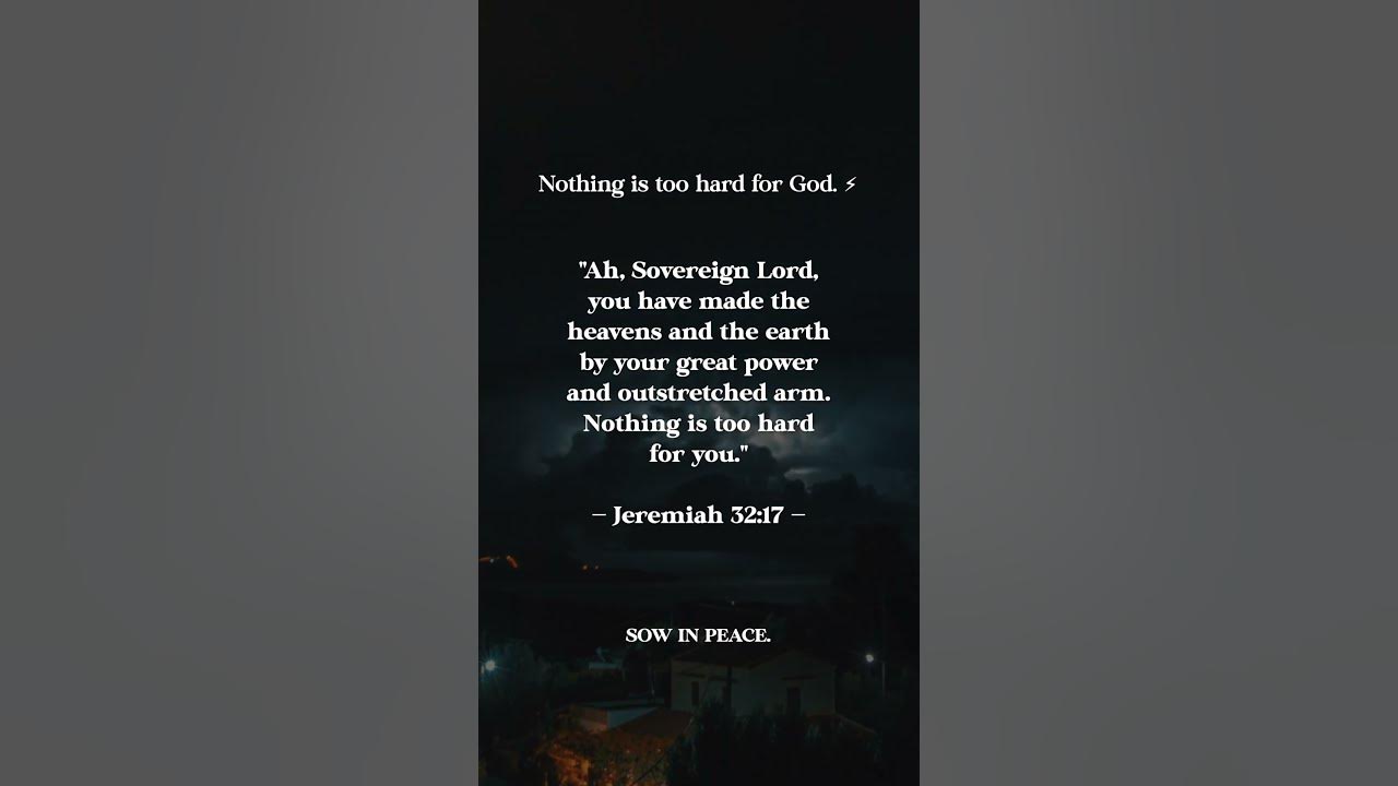 God’s Power Has No Limits - YouTube