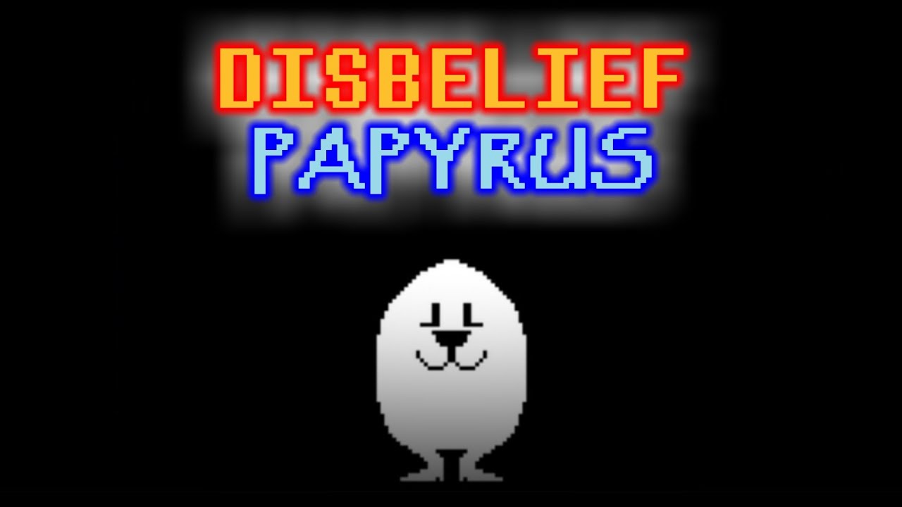 Undertale (Disbelief Papyrus) Egg Dog Fight - YouTube