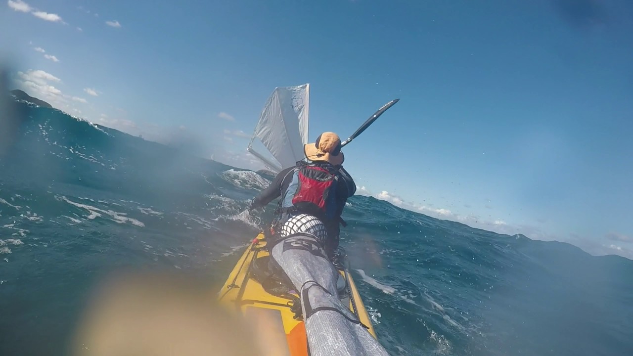 Broughton Island Trip - Fast sea kayak sailing & circumnavigation - YouTube