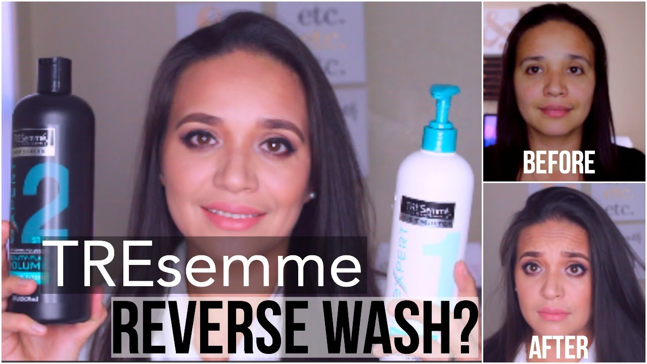 Tresemme Reverse Wash Review - YouTube