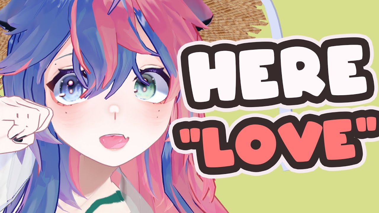 Vtuber Shows Love To Chat Through Sign Language - YouTube