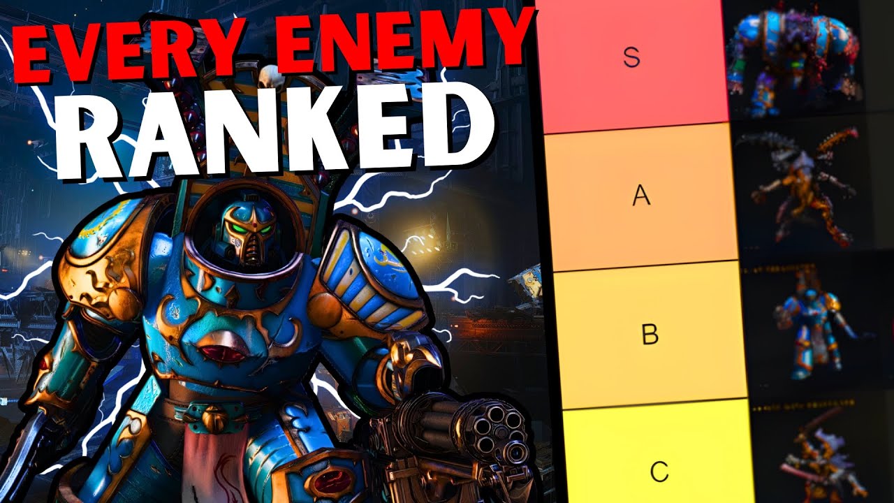 The ULTIMATE Space Marine 2 Enemy Tier List - YouTube
