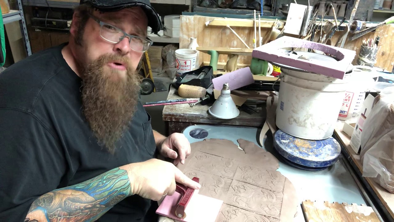 DIY texture mat for clay - YouTube
