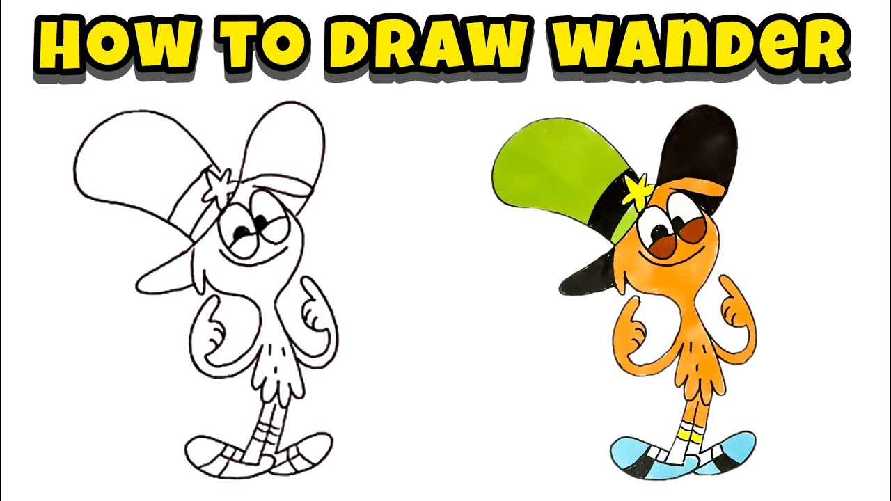 Masterclass: How to Draw Optimistic Wander from Cartoon Wander Over ...
