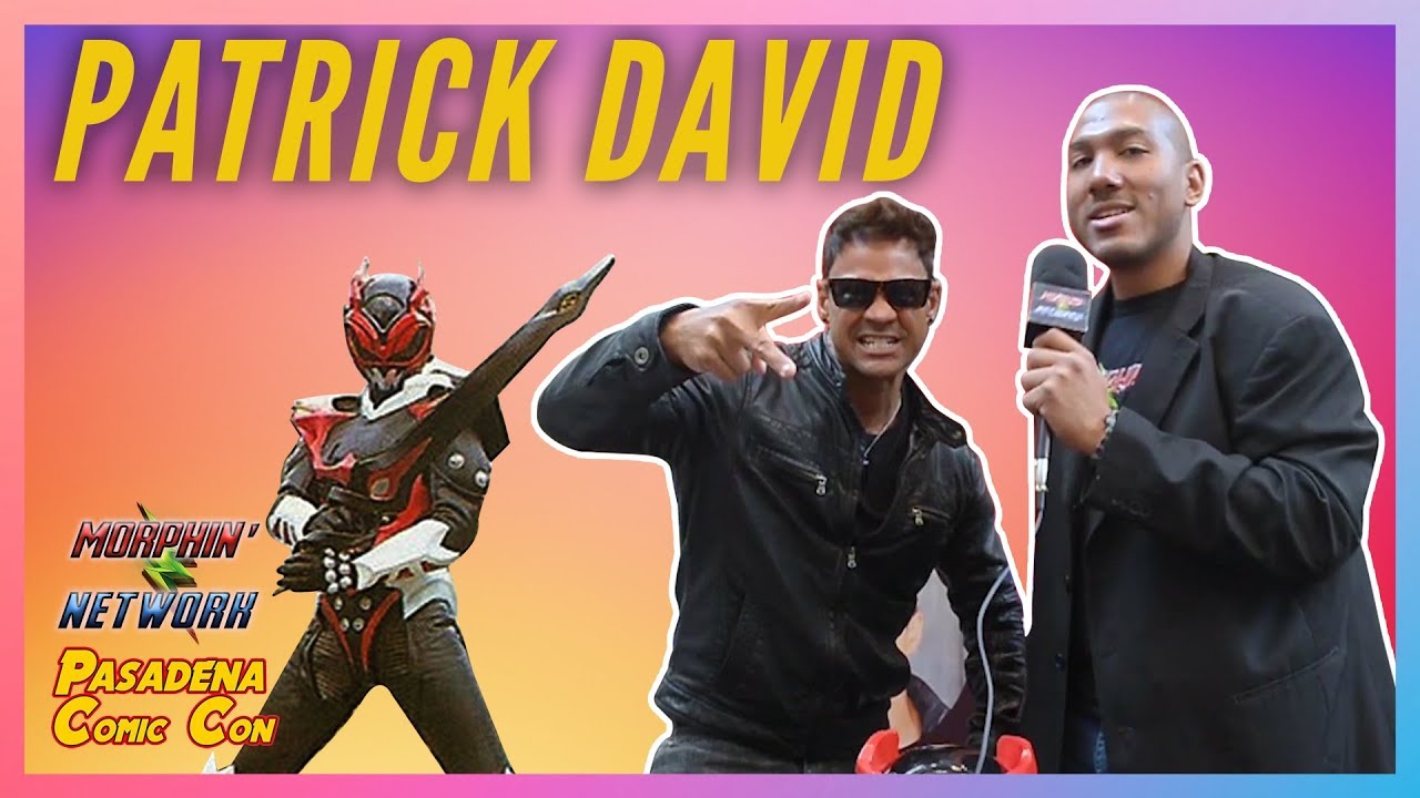 Patrick David (Red Psycho Ranger) Interview | Pasadena Comic Con 2019 ...