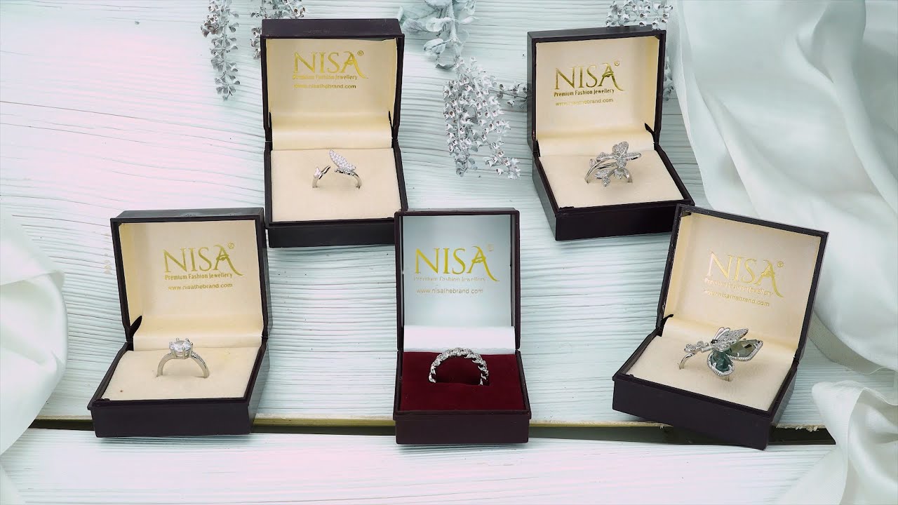 Jewelry Product Video Sample Commercial Example | Silver Diamond Rings ...