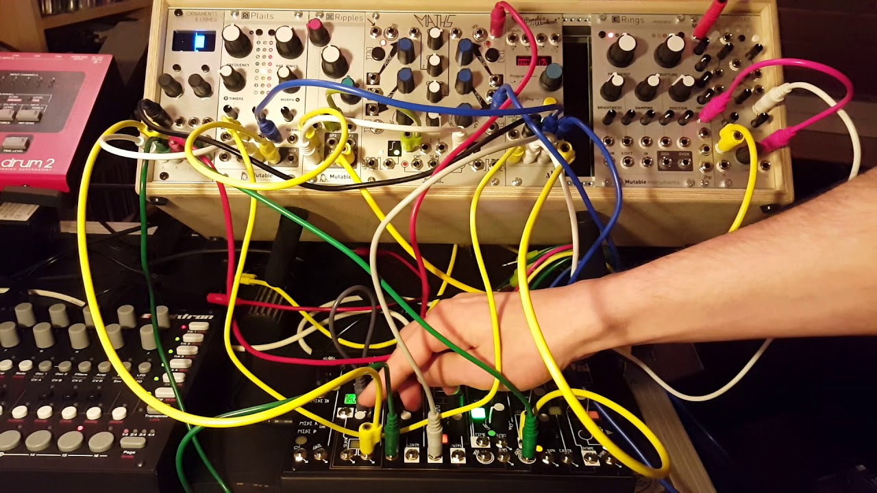 Mutable Instruments Plaits and Make Noise 0-coast - YouTube