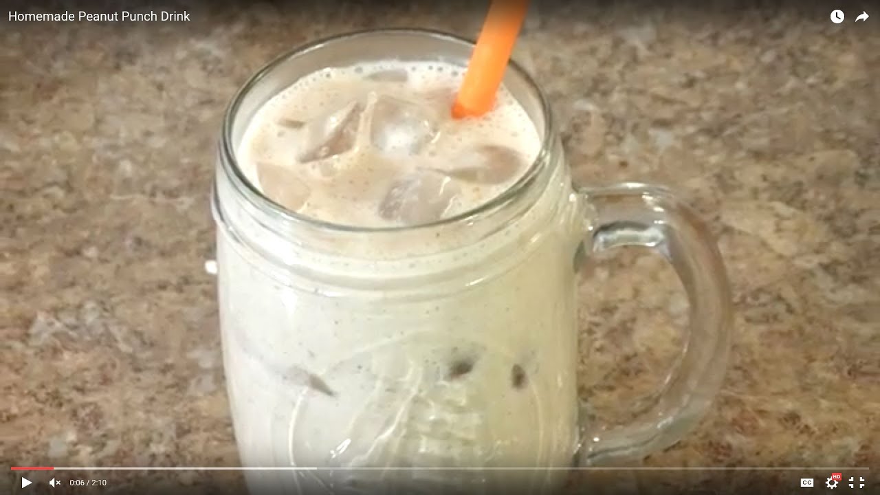 Healthy Breakfast Protein Smoothie Recipe - Peanut Punch - YouTube