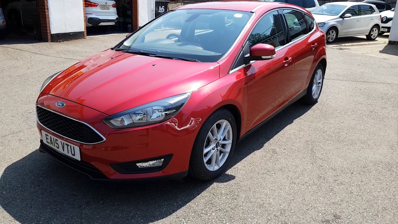 Ford Focus Zetec 1 6 Diesel manual 5 door metallic red 1 owner 18000 ...