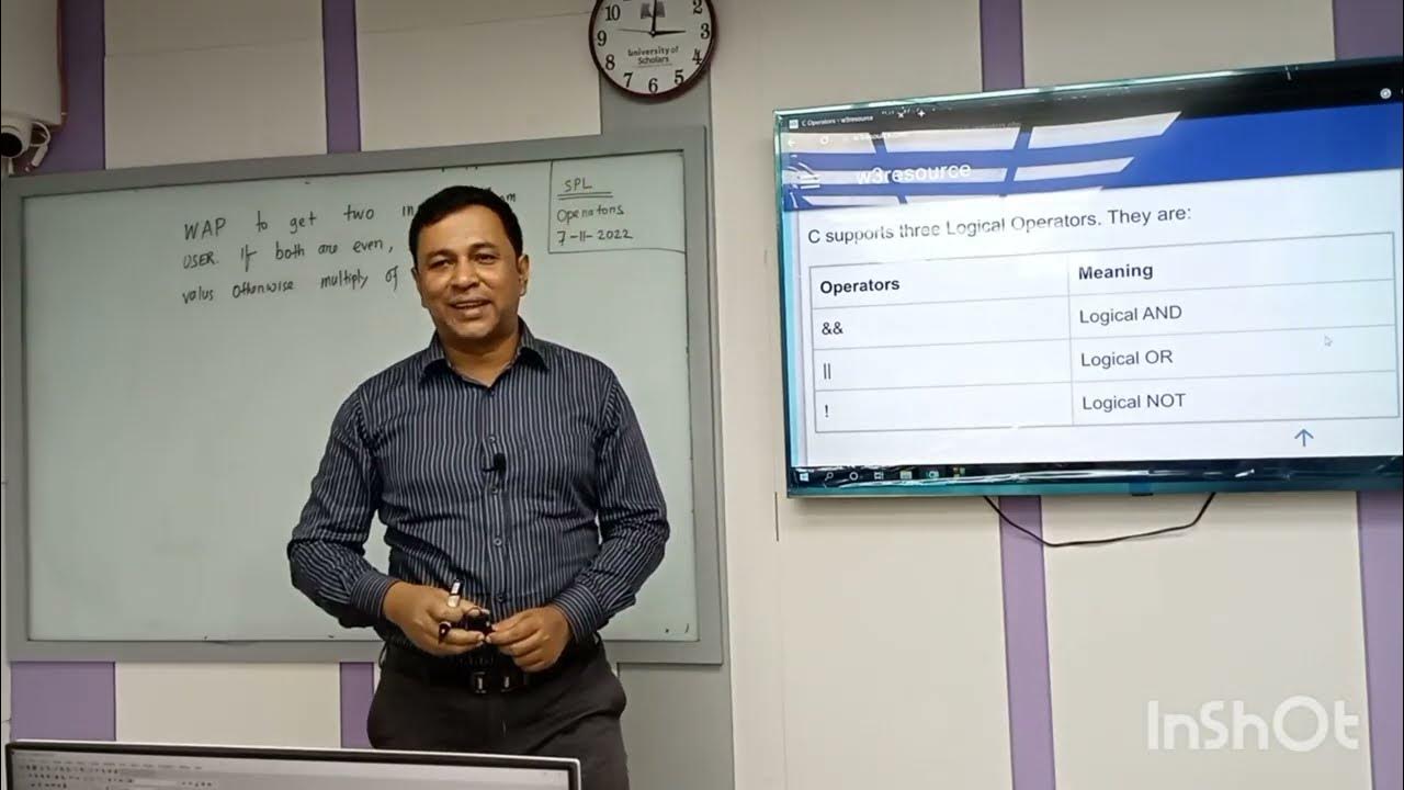 Structured Programming Language | Lecture-03 | CSE | Ahsan Arif | University of Scholars - YouTube