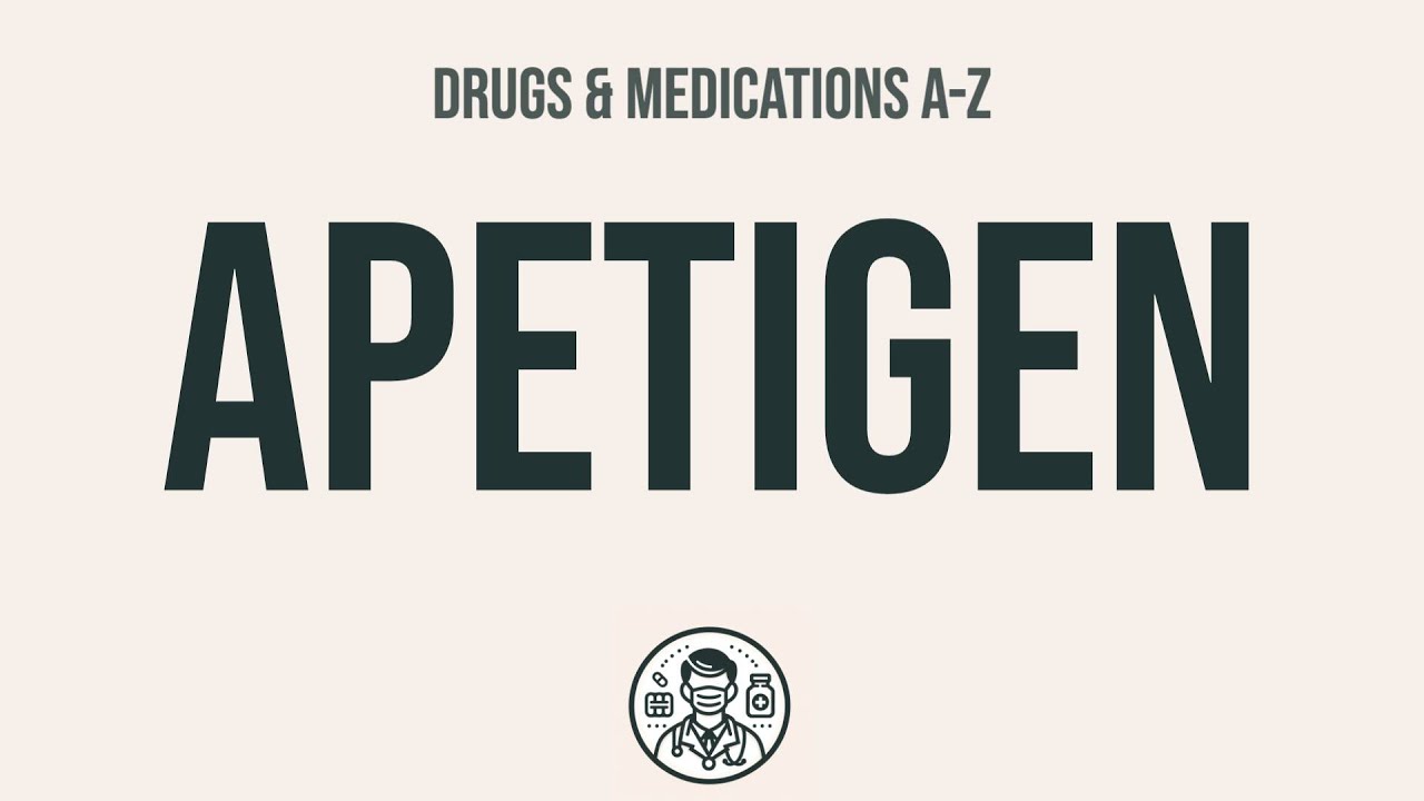 How to use Apetigen - Explain Uses,Side Effects,Interactions - YouTube
