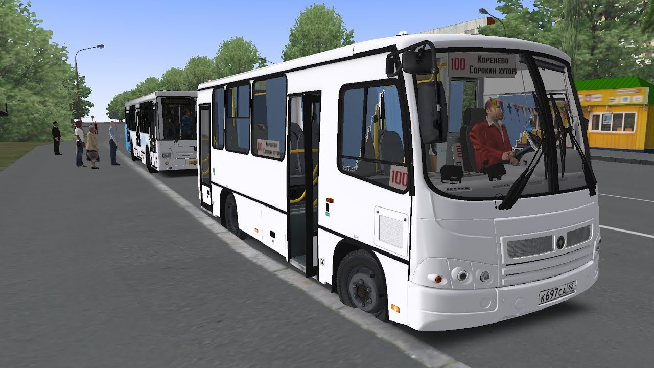 OMSI 2 Обзор автобуса PAZ_3203_08 - YouTube