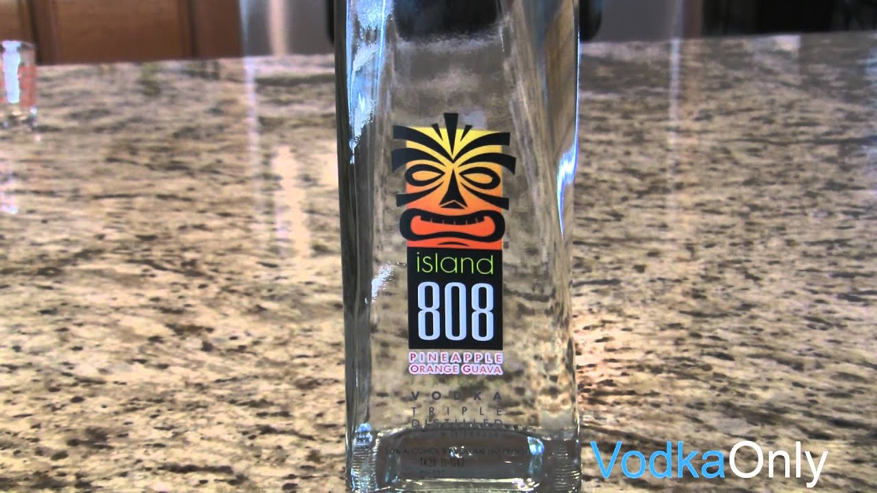Vodka Review: Island 808 Pineapple Orange Guava Vodka - YouTube