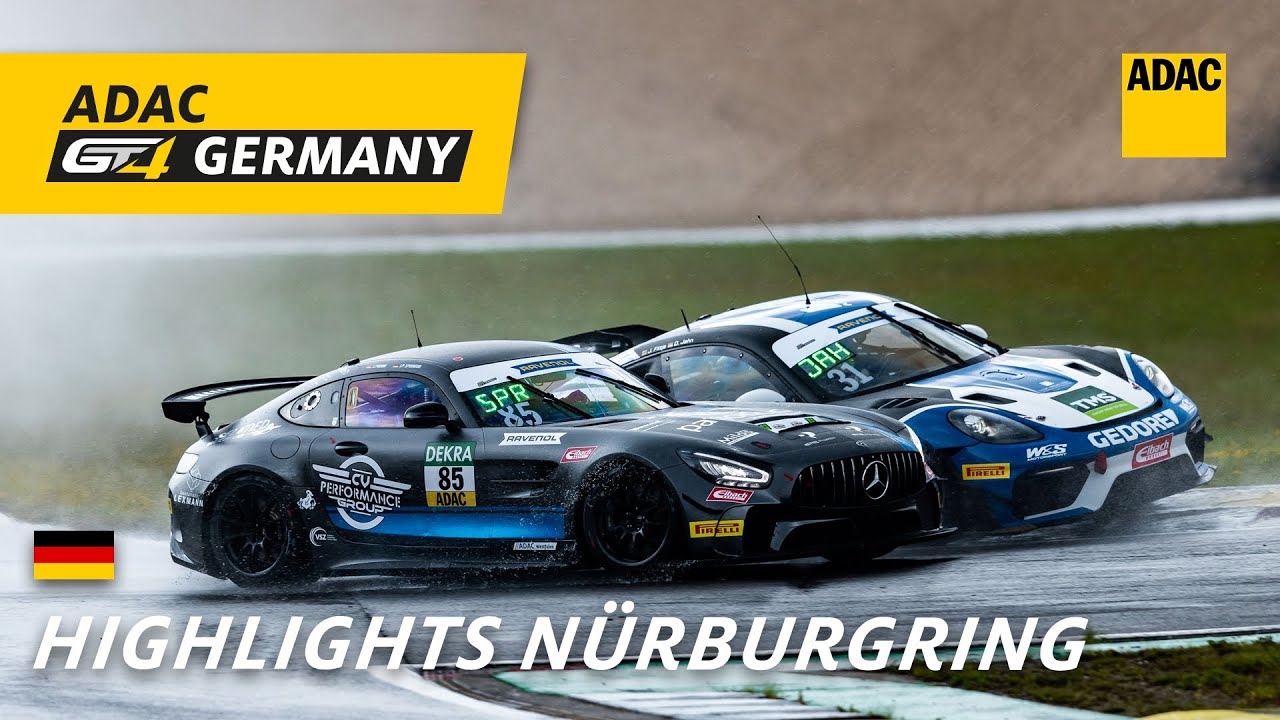 Highlights ADAC GT4 Germany Nürburgring | Rennen 1 | Deutsch | ADAC ...
