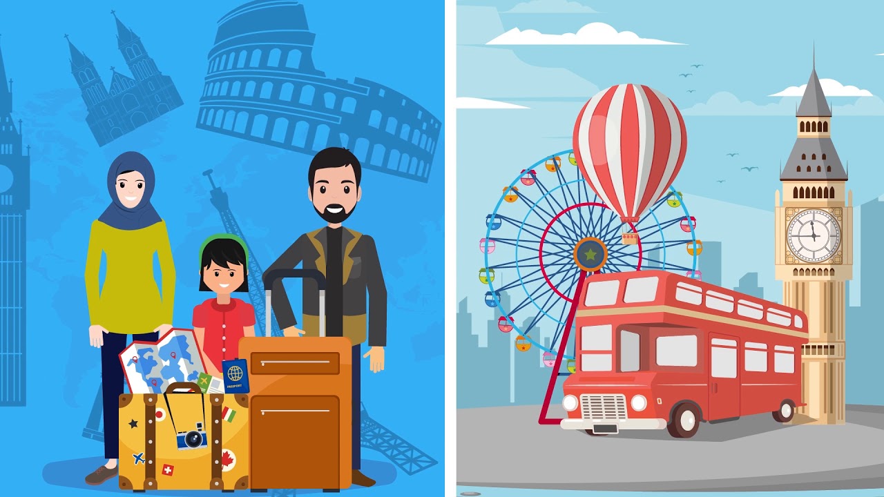 Tourists Travel Bureau | Professional 2D Animation | Clay Studio ...