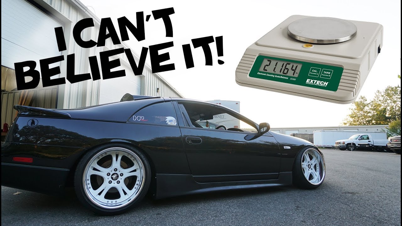 SR20DET Z32 FINALLY GETS WEIGHED! - YouTube