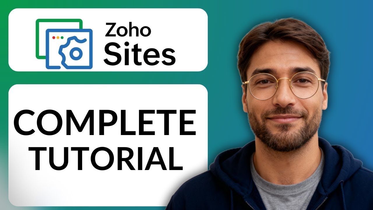 Zoho Sites Tutorial : How to Build a Website Step by Step - YouTube