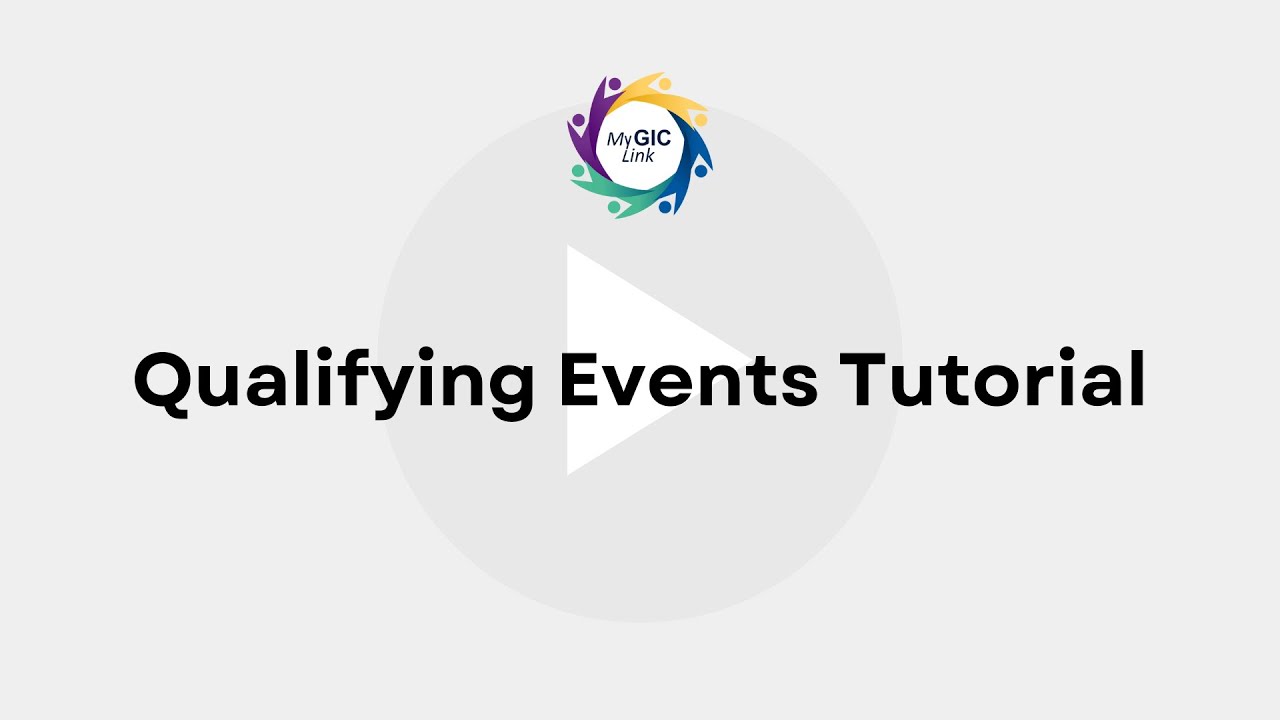 MyGICLink | Qualifying Events Tutorial - YouTube
