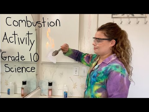 SNC2D Chemical Reactions (Combustion) Activity - YouTube