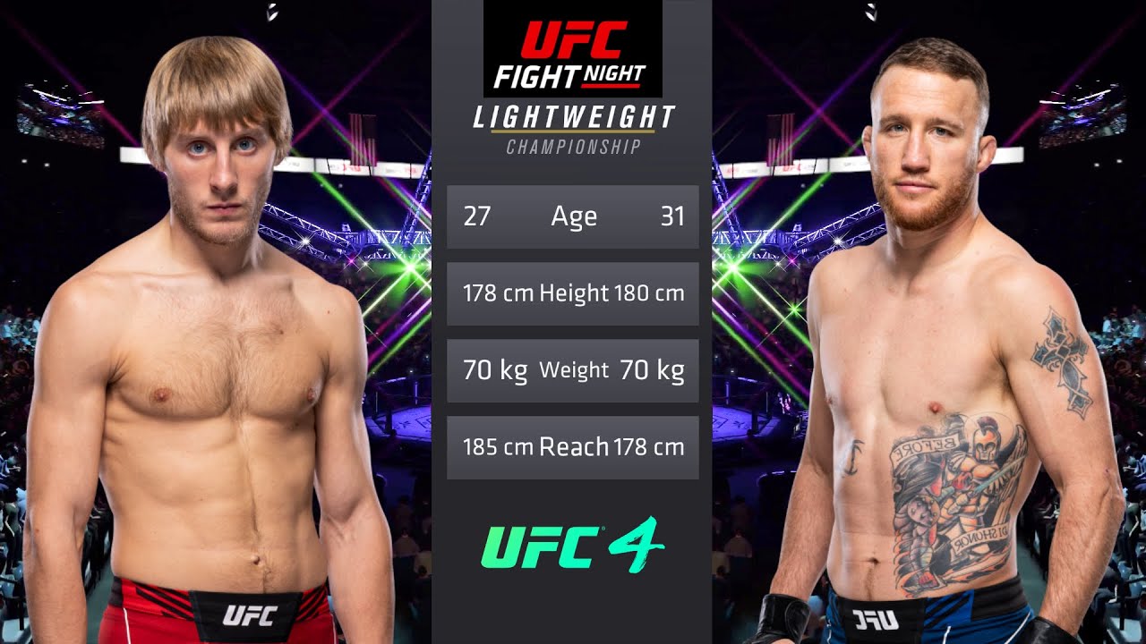 Paddy Pimblett vs Justin Gaethje Full Fight - UFC Fight Of The Night ...