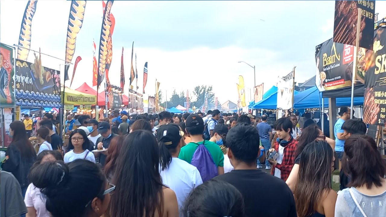 Taste Of Asia Festival Street food. In Markham, Toronto Ontario Canada ...