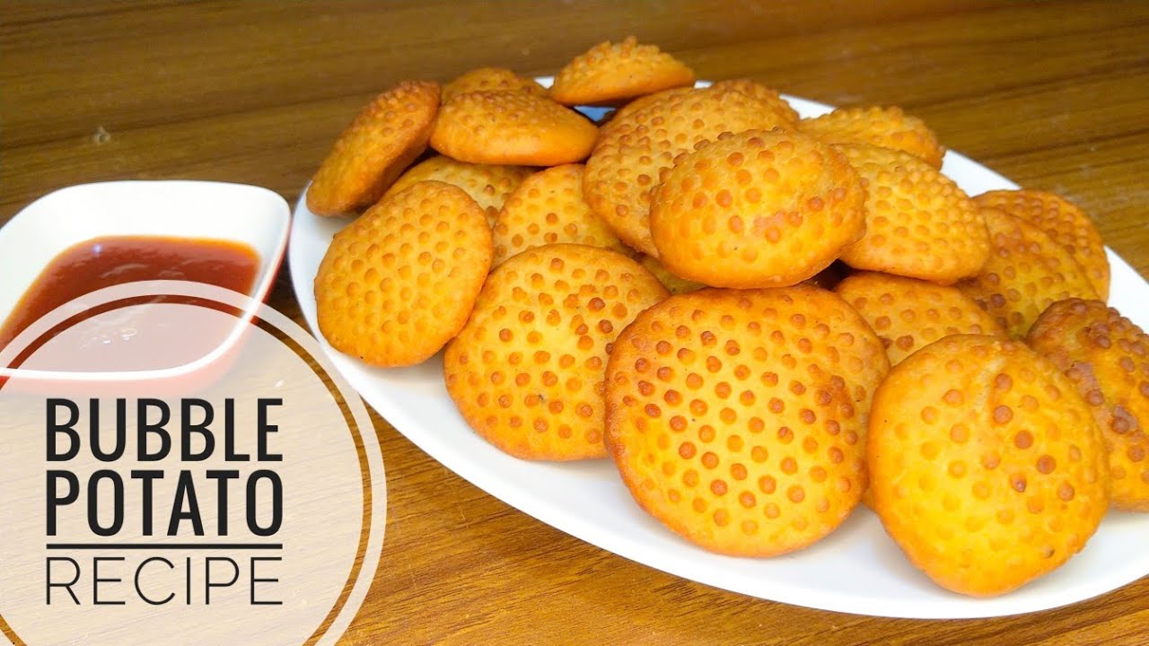 Easy Bubble Potato Recipe | Potato Snacks | Easy Potato Recipe | Crispy ...