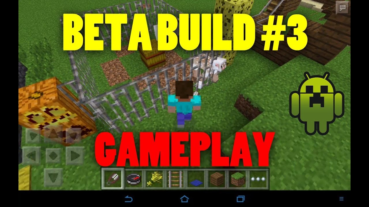 MINECRAFT PE 0.8.0 BUILD #3 NOVEDADES - YouTube