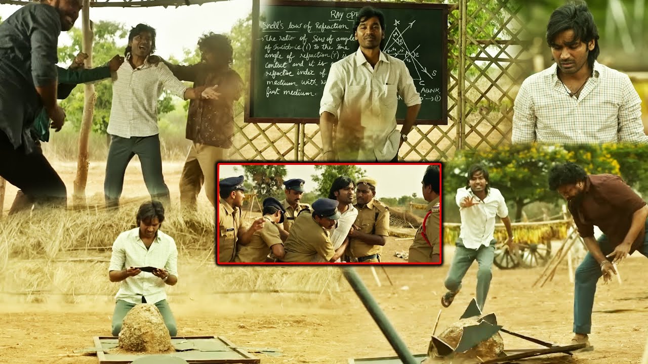 SIR Movie Fighting Scene || Dhanush || Latest Telugu Movie Scenes || No ...