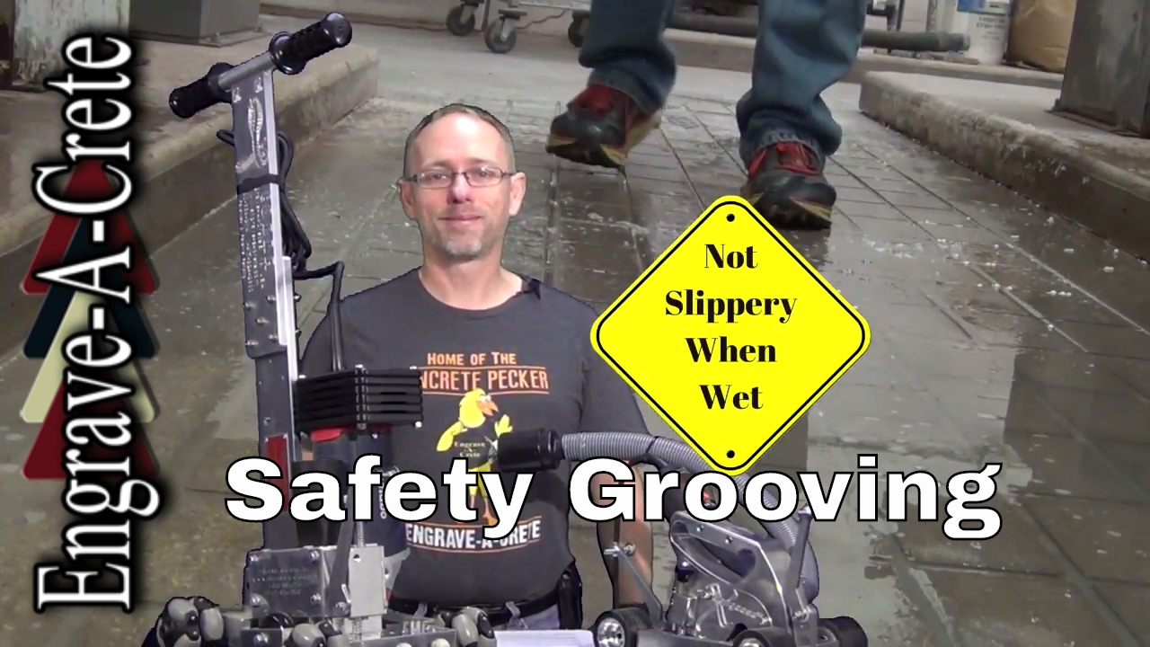 Engrave-A-Crete: Safety Grooving - YouTube