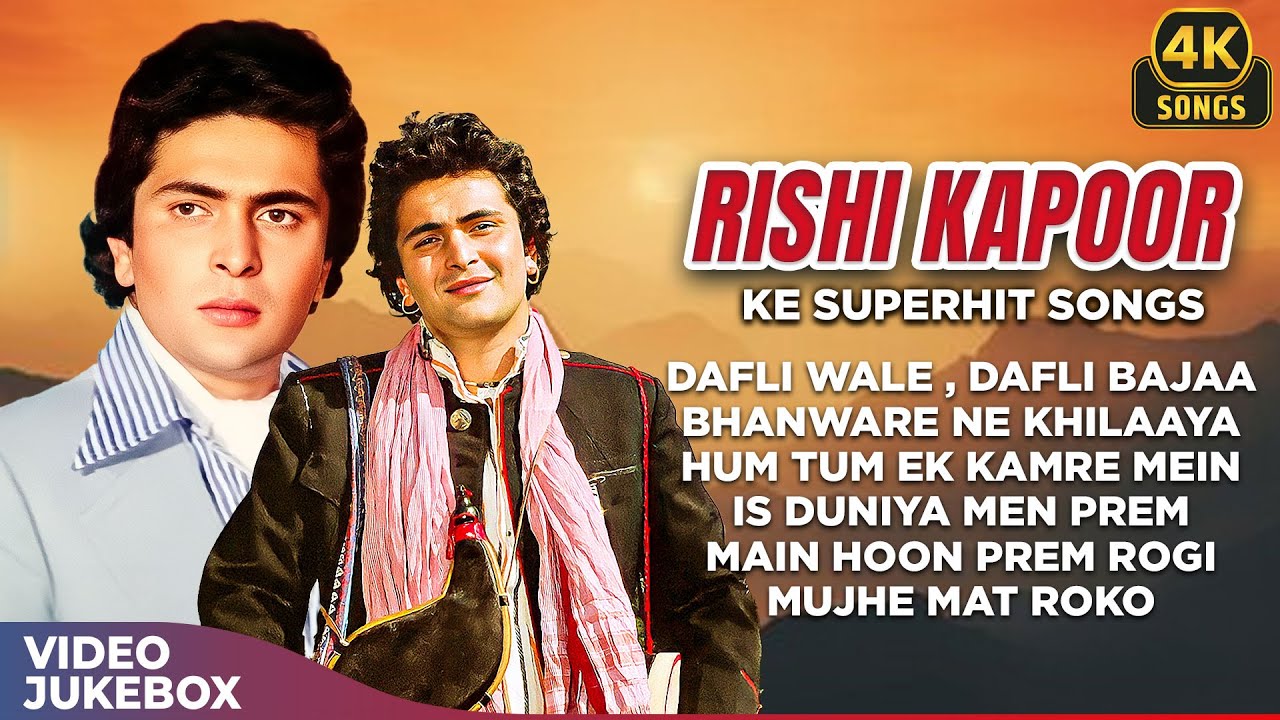 Rishi Kapoor Ke Gaane – Evergreen Hits Video Jukebox | Bobby | Prem Rog ...