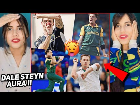 Dale Steyn Aggressive Moments 😱 | Test Legend Reaction | The Most ...