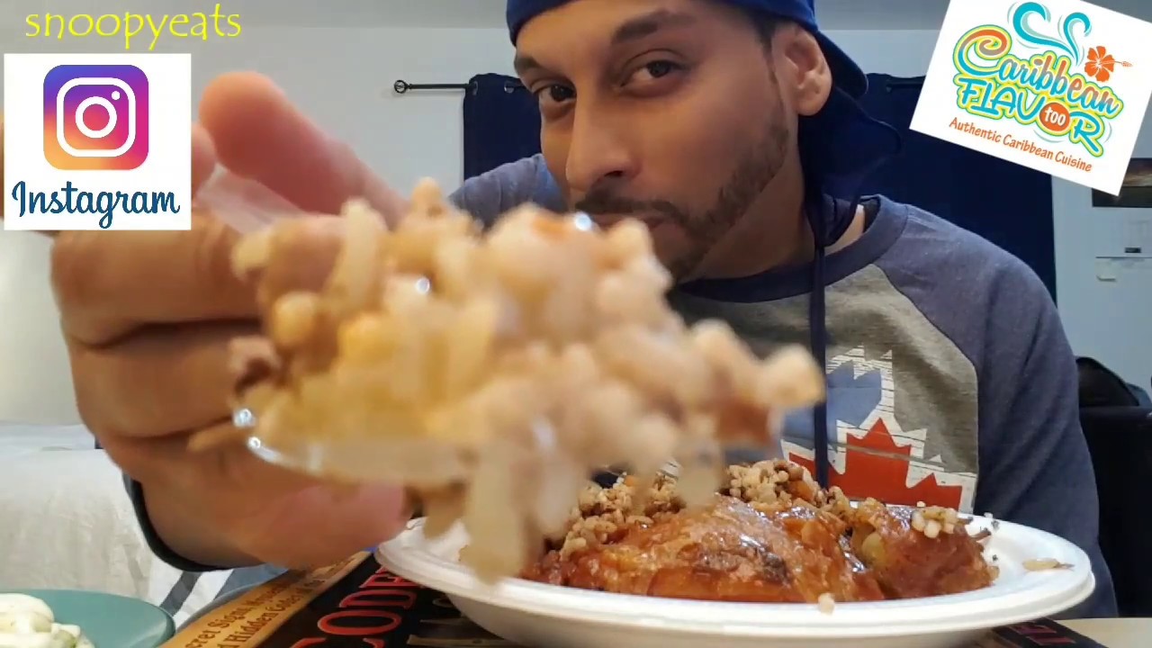 CARIBBEAN CUISINE | COOK UP RICE | ASMR-EATING | - YouTube