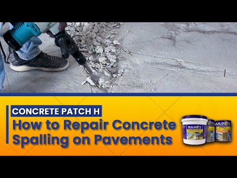 Concrete Patch H: How to Repair Concrete Spalling on Concrete Floors (WITHIN HOURS)