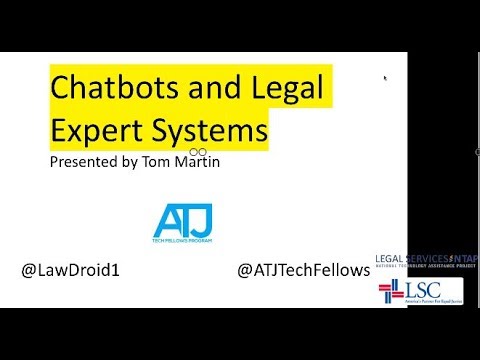 Chatbots and Legal Expert Systems - YouTube